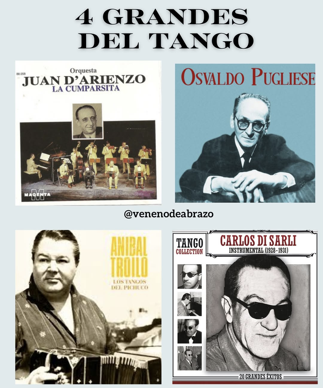 TANGO DÖRT BÜYÜK ORKESTRA, OSVALDO PEDRO PUGLİESE | İstanbul Tango Project